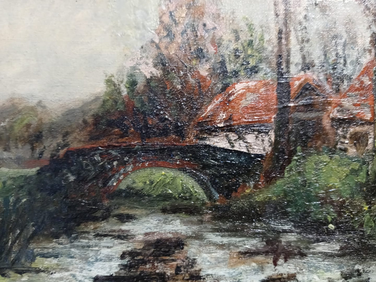 Ernest Lawson Original Antique Late 19th Century New York City The Eig ...